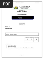 Ems Grade 9 Paper 2 Term 4 Controlled Test Question Paper | PDF