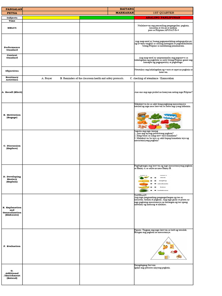 1ST QTR Week 2 Araling Panlipunan | PDF