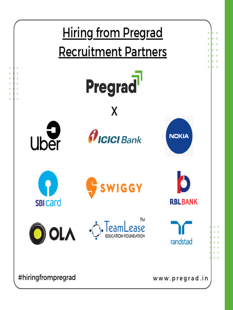 Hiring Partners of Pregrad | PDF