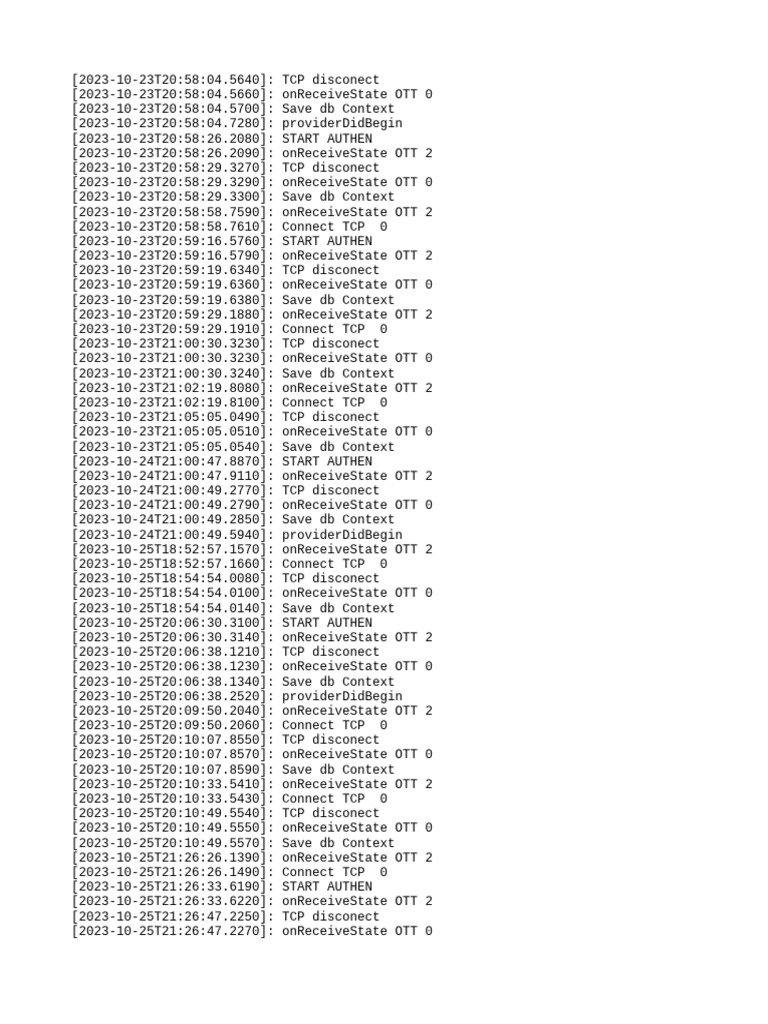 Logfile 0 | PDF | Transmission Control Protocol | Computer Networking