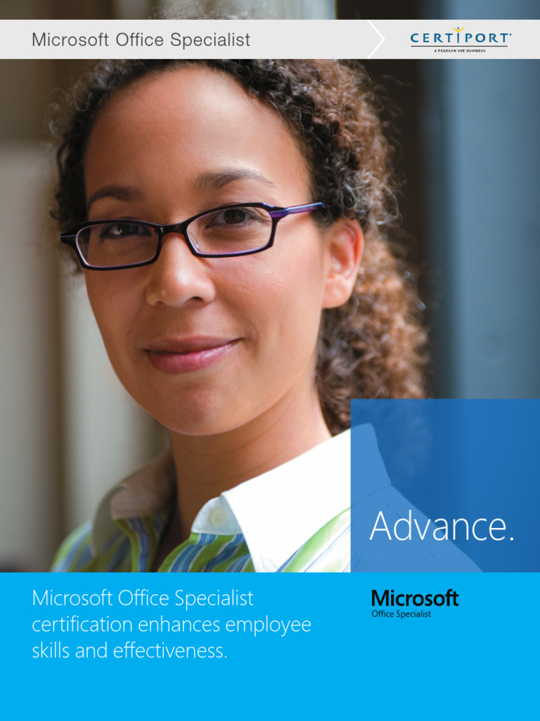 Benefits of Microsoft Office Certification | PDF | Employment | Microsoft