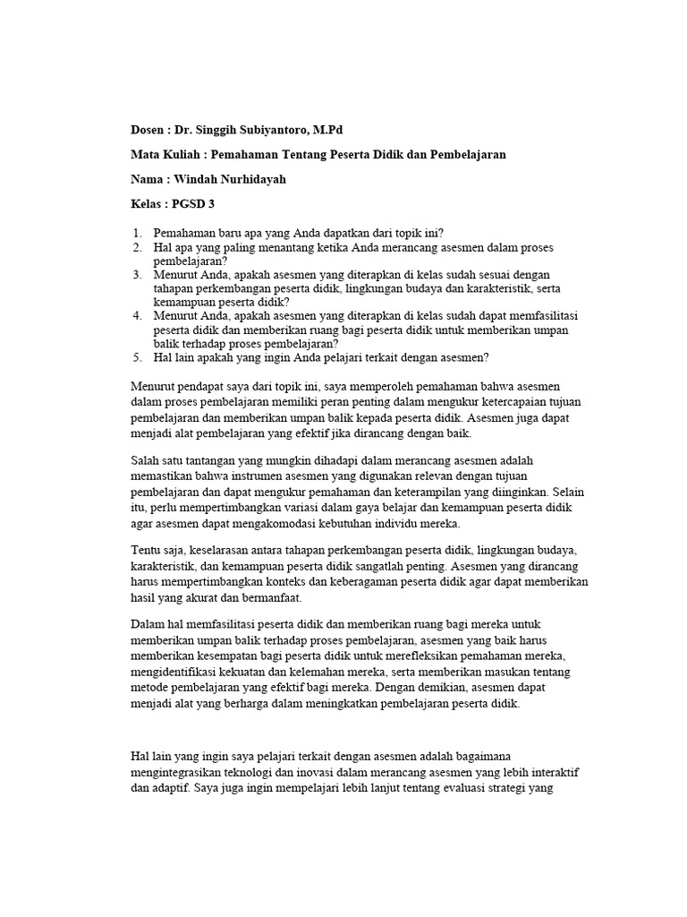 T3. Aksi Nyata | PDF | Karier & Perkembangan | Sains & Matematika