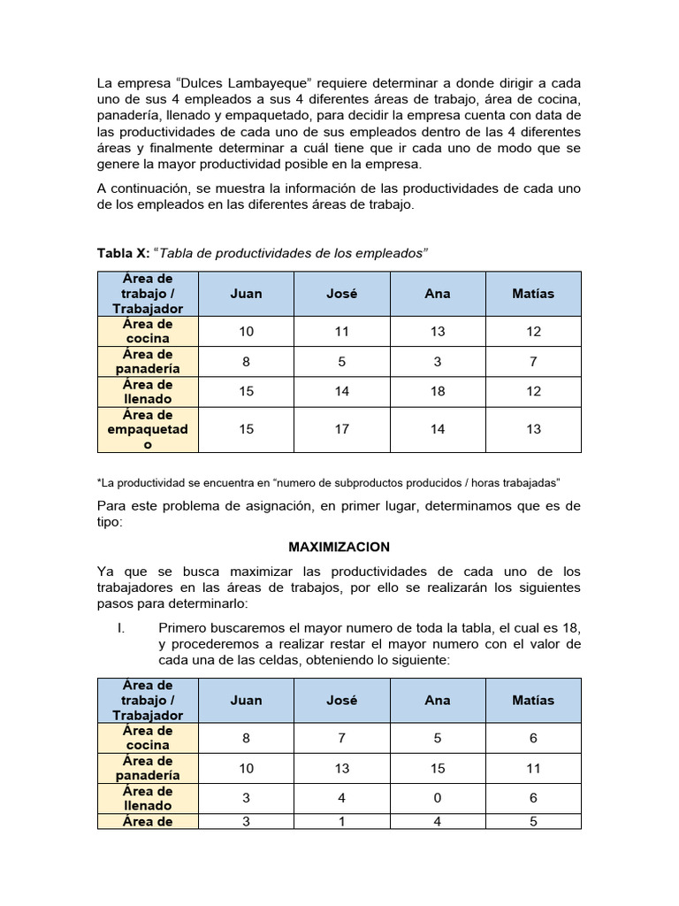 Maximizacion Hungaro | PDF
