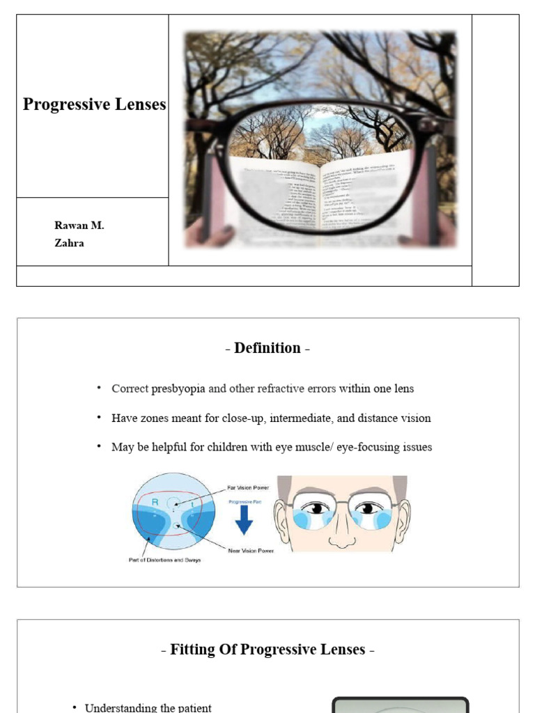 Comprehensive Guide to Progressive Lenses | PDF