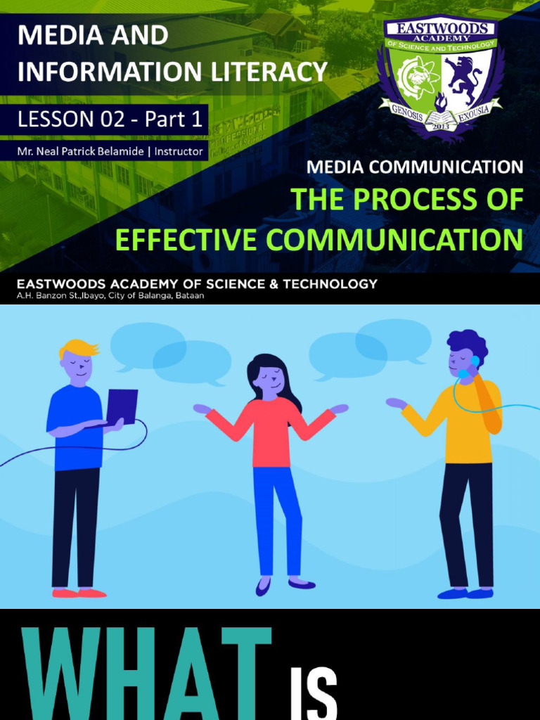MIL - Lesson 2-A (Communication) | PDF