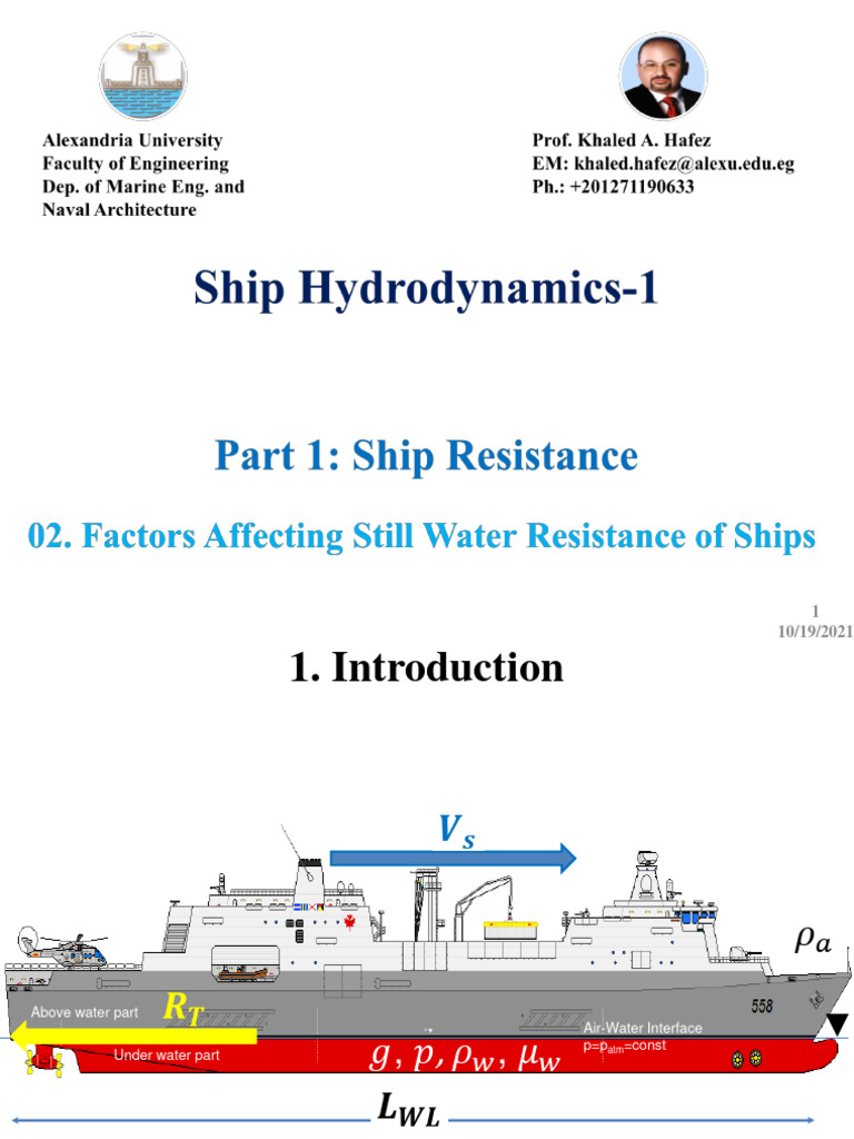 Ship Resistance Components Explained | PDF | Drag (Physics) | Waves