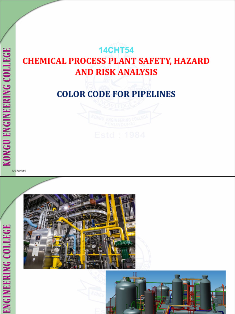 Industrial Pipeline Color Coding Standards | PDF | Pipe (Fluid ...