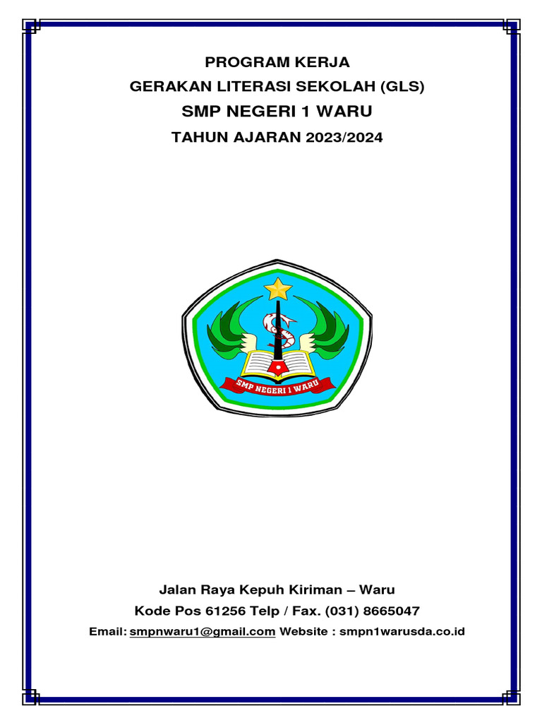 Program Kerja GLS Bismillah 23-24 Dengan TTD | PDF | Karier & Perkembangan | Ilmu Sosial