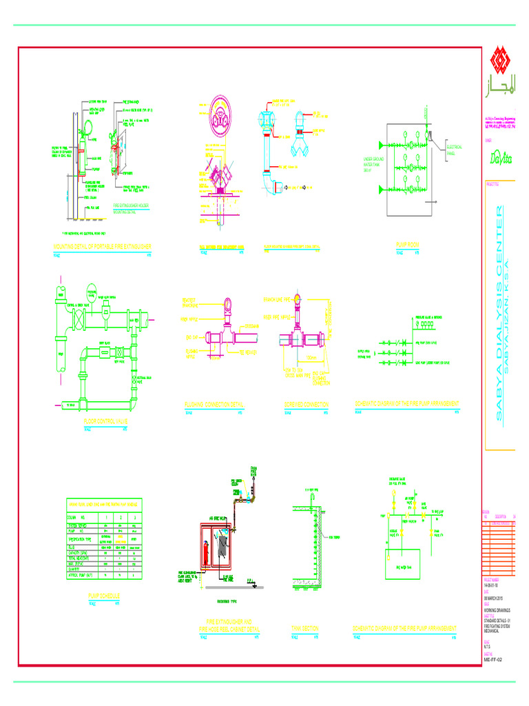 ME-FF-02- STANDARD DETAILS-1 FIRE FIGHTING SYSTEM | PDF | Hydraulics ...