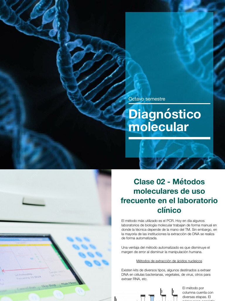 Diagnóstico molecular | PDF | Reacción en cadena de la polimerasa | Adn