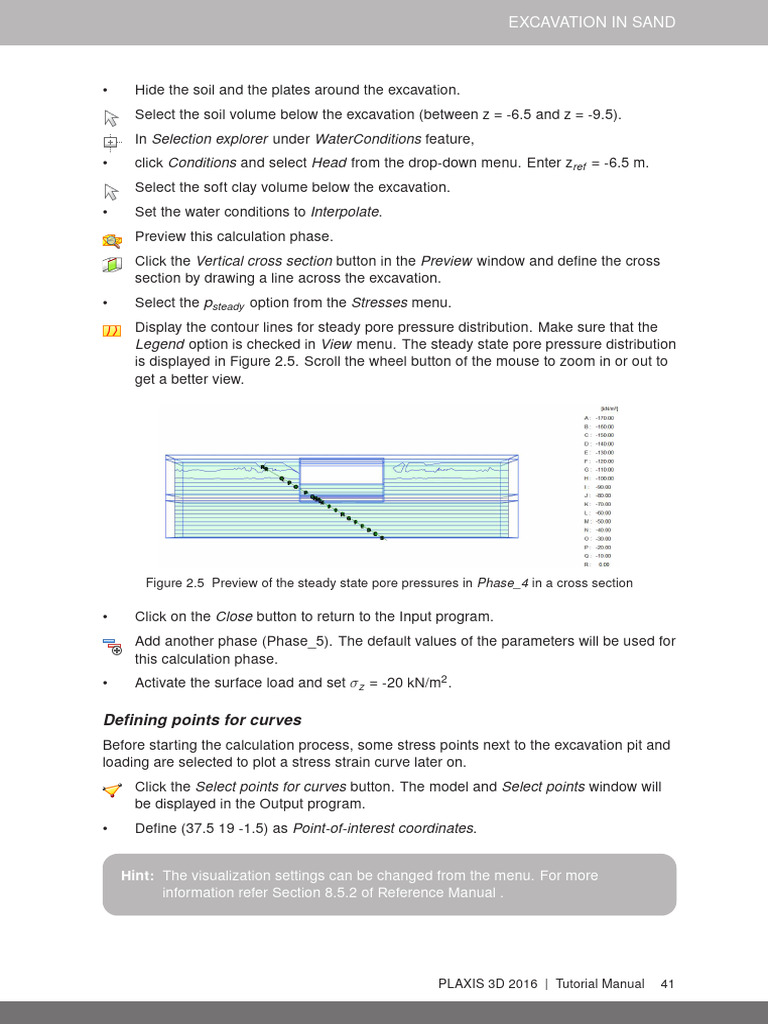 PLAXIS 3D Tutorial Manual-3 | PDF | Deep Foundation | Deformation (Engineering)