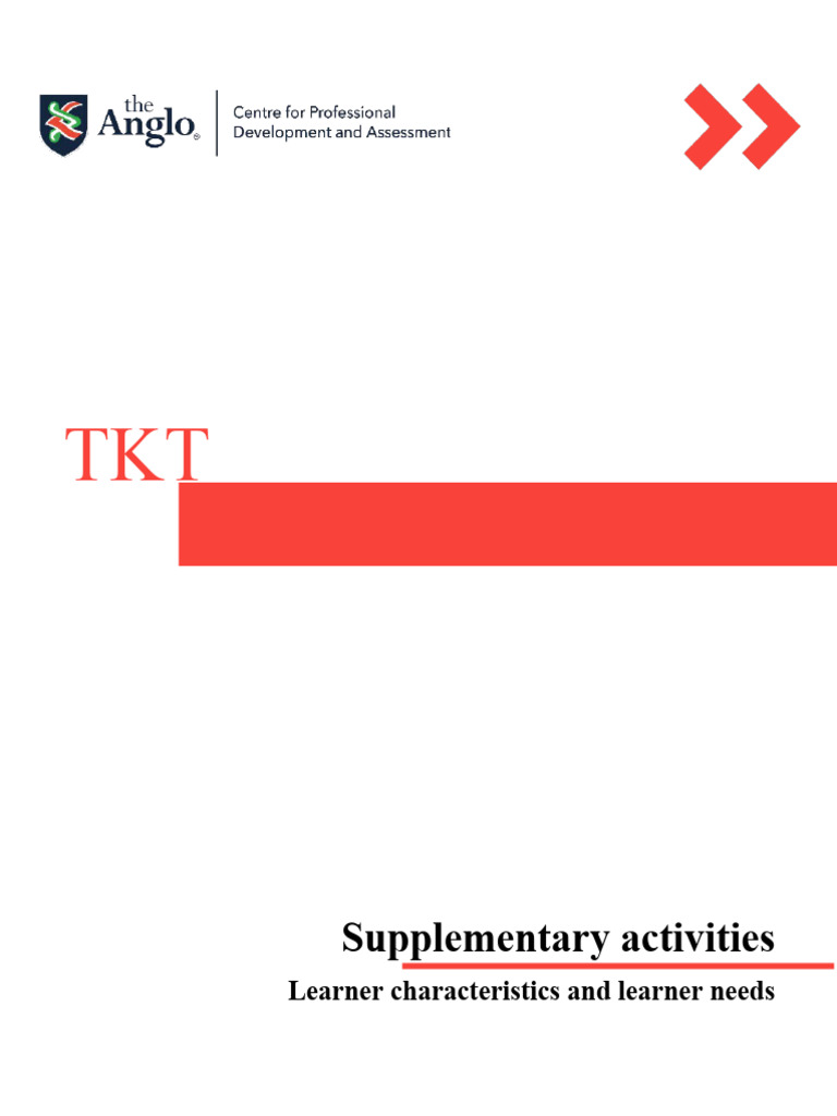 Learner characteristics and needs | PDF | Learning | Neuroscience