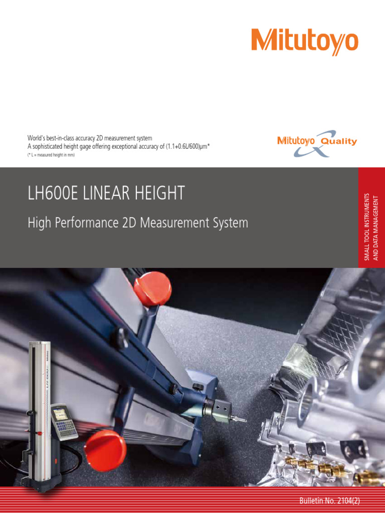 Lh600E Linear Height: High Performance 2D Measurement System | PDF ...