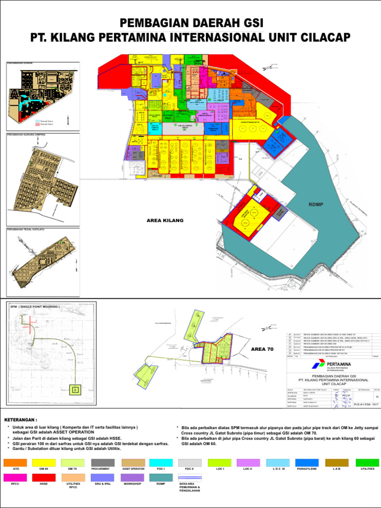 Pertamina Cilacap Area Layout | PDF | Petroleum | Non Renewable Resources