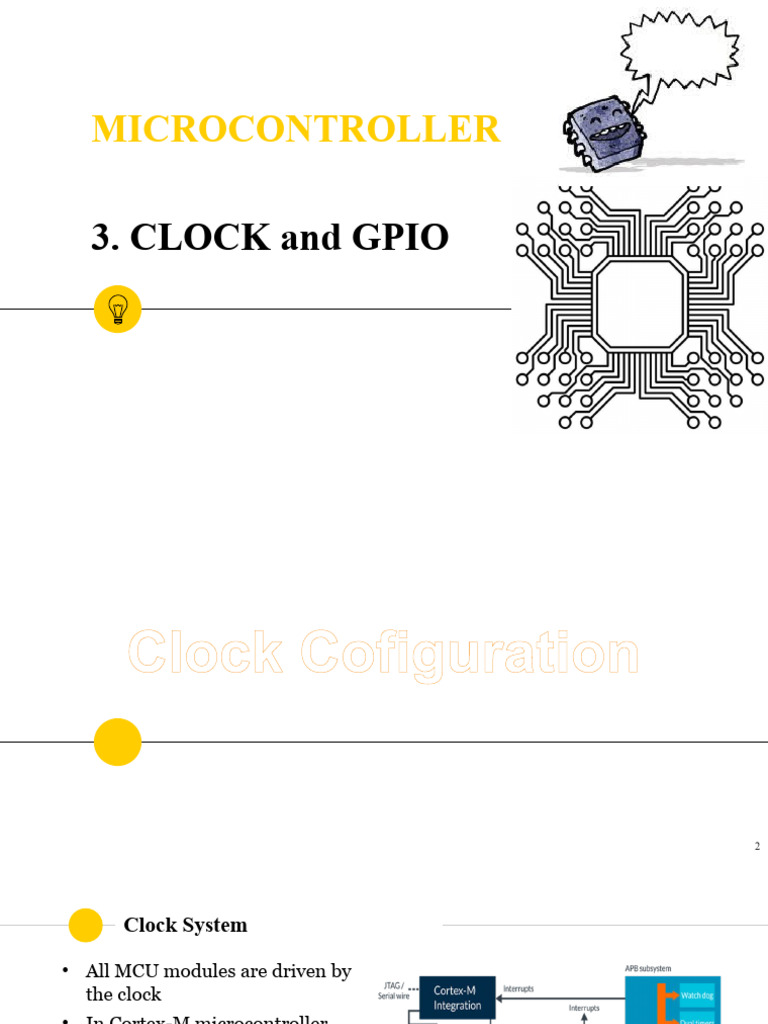 3 Clock and GPIOs | PDF | Input/Output | Manufactured Goods