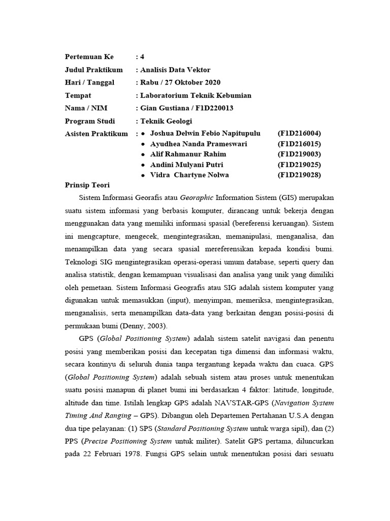 Laporan SIG 4 | PDF | Metode & Bahan Ajar | Komputer