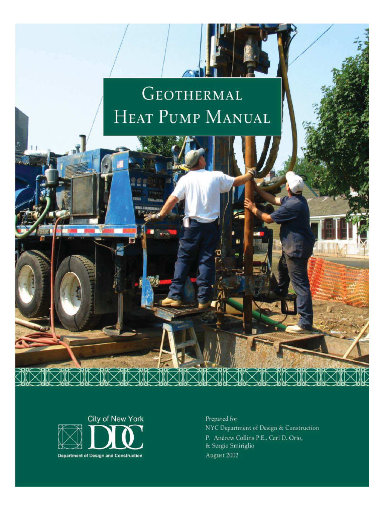Geothermal Heat Pump Manual | PDF | Heat Pump | Air Conditioning