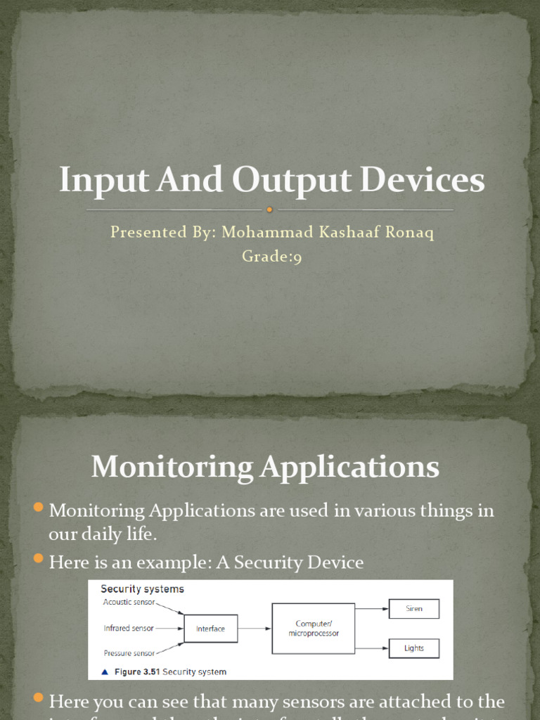 Input And Output Devices | PDF