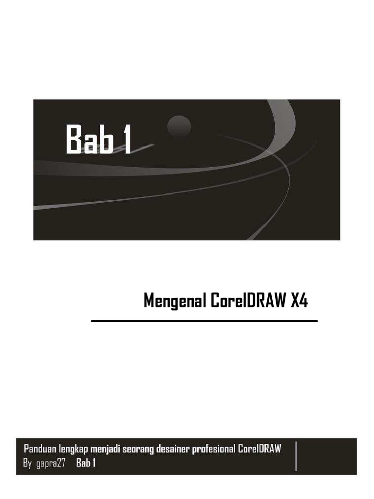 CorelDRAW X4: Fitur dan Cara Menggunakan | PDF | Komputer