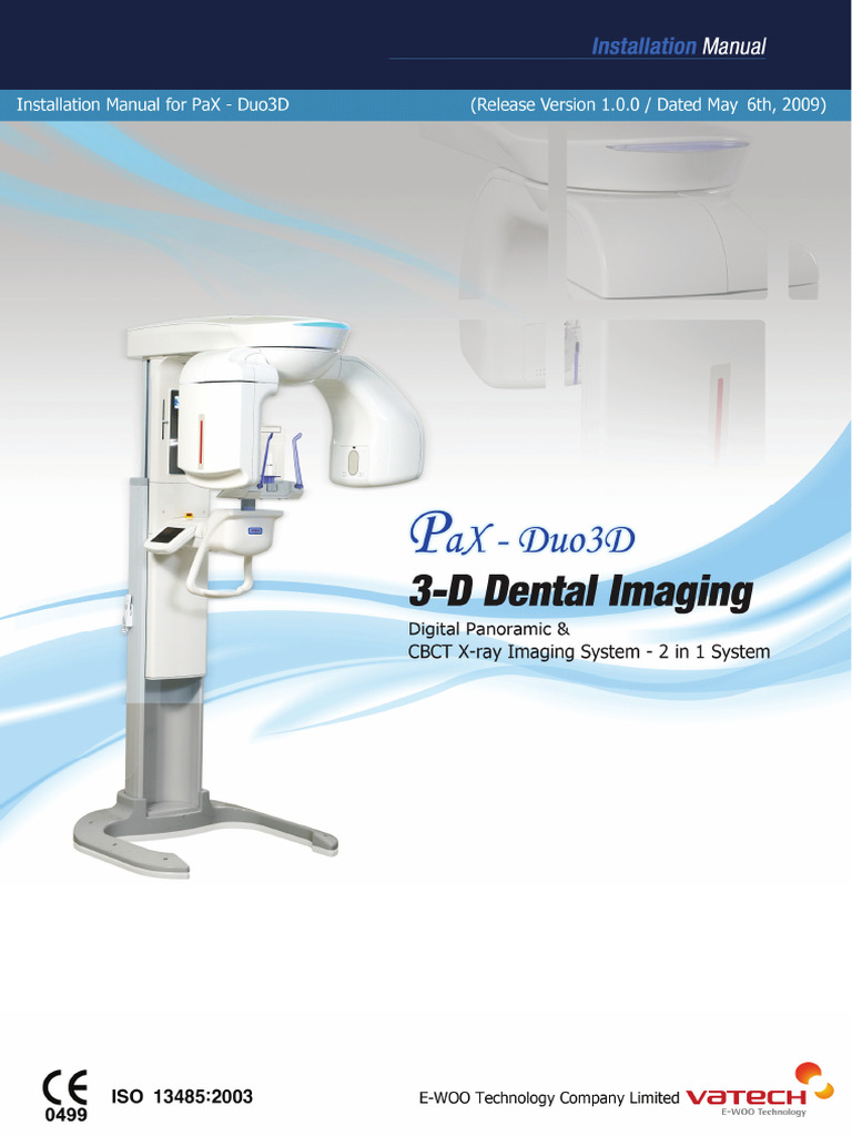 PaX-Duo3D Installation Guide | PDF | Ct Scan | Medical Imaging