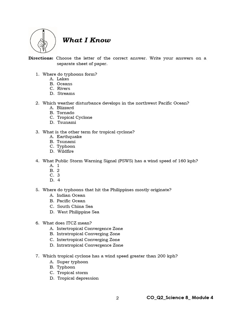 Module 2 - Typhoon | PDF | Tropical Cyclones | Rain