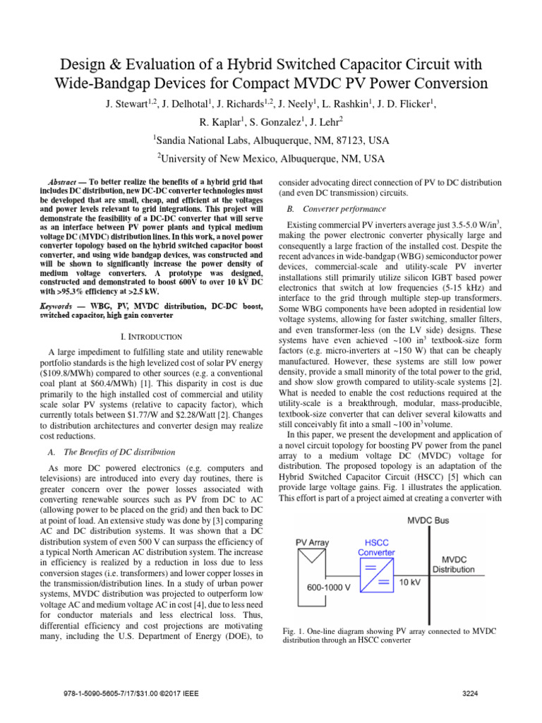 Mvdc Voltage Multiplier Download Free Pdf Electric Power Distribution Direct Current