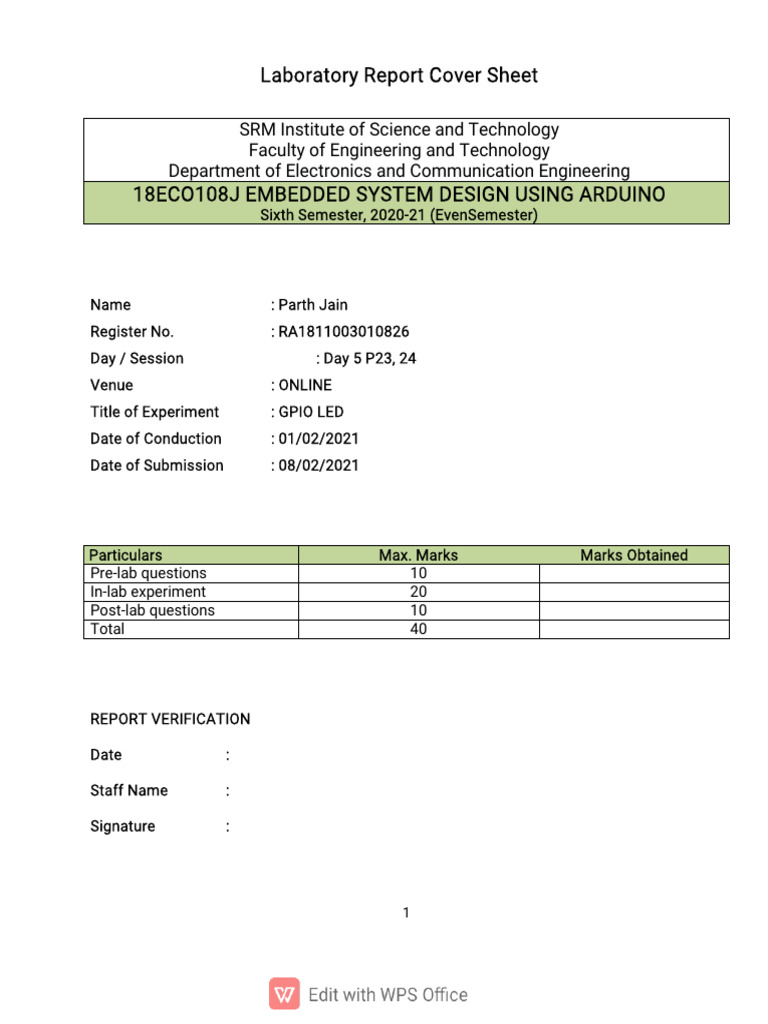 Arduino LED Control Guide | PDF