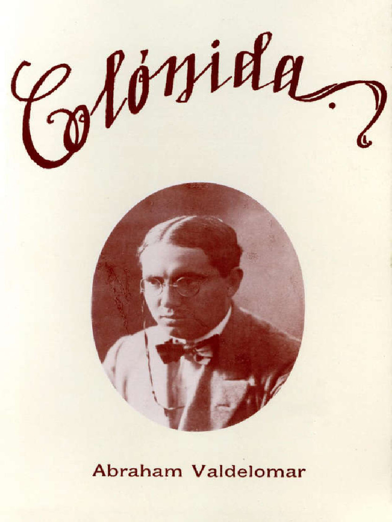 Abraham Valdelomar - Colonida | PDF