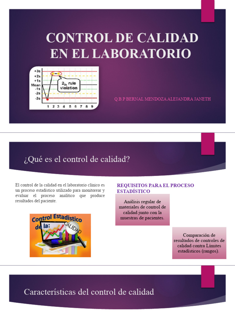 Reglas de Westgard en Control de Calidad | PDF | Calidad (comercial ...