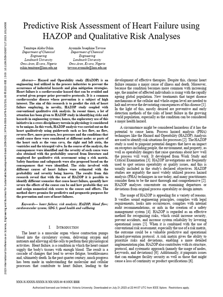Oshin and Tawose 2023 - Predictive Risk Assessment of Heart Failure ... Oshin and Tawose 2023 - Predictive Risk Assessment of Heart Failure ...