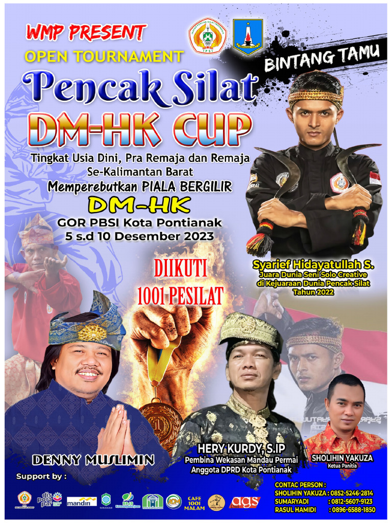 Undangan Turnamen Pencak Silat Pelajar | PDF