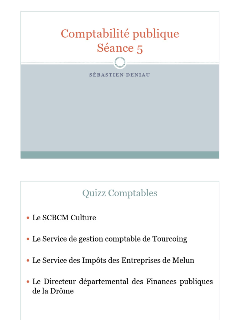 Schéma de la comptabilité publique | PDF | Comptabilité | Dettes