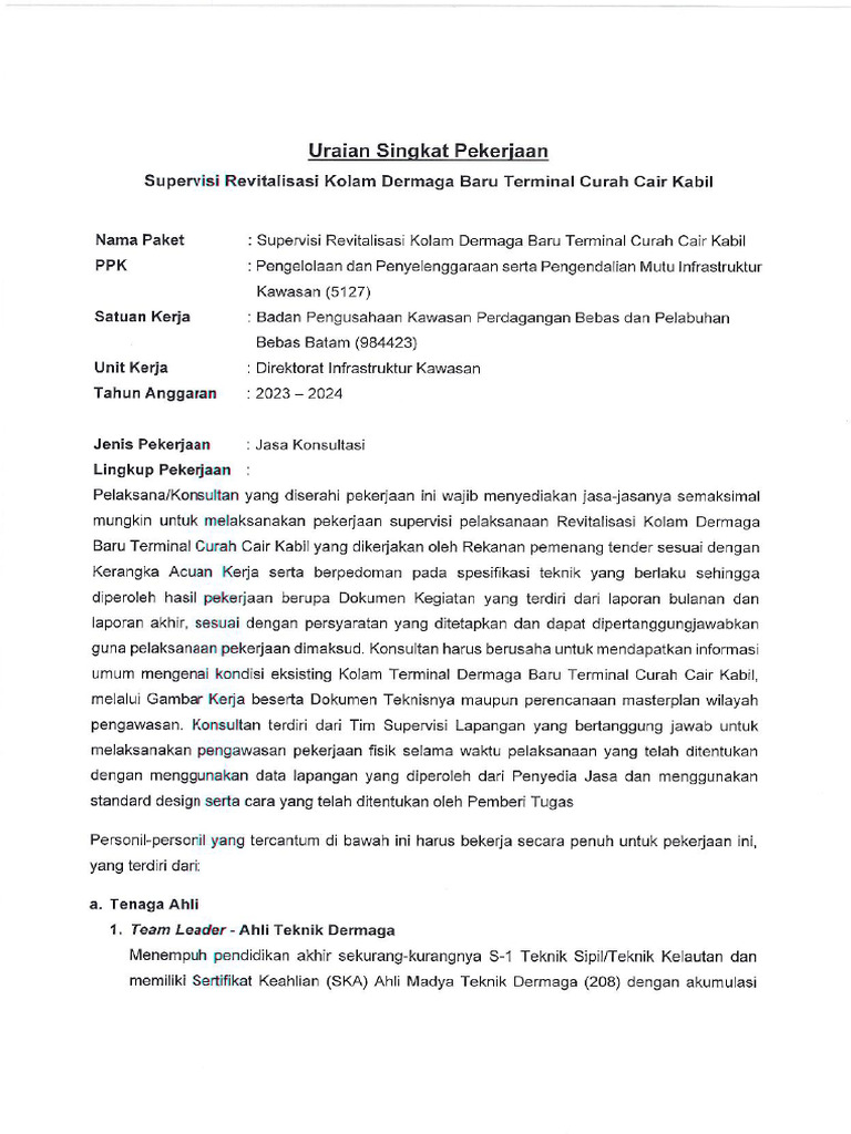 Uraian Singkat SPV Kabil | PDF