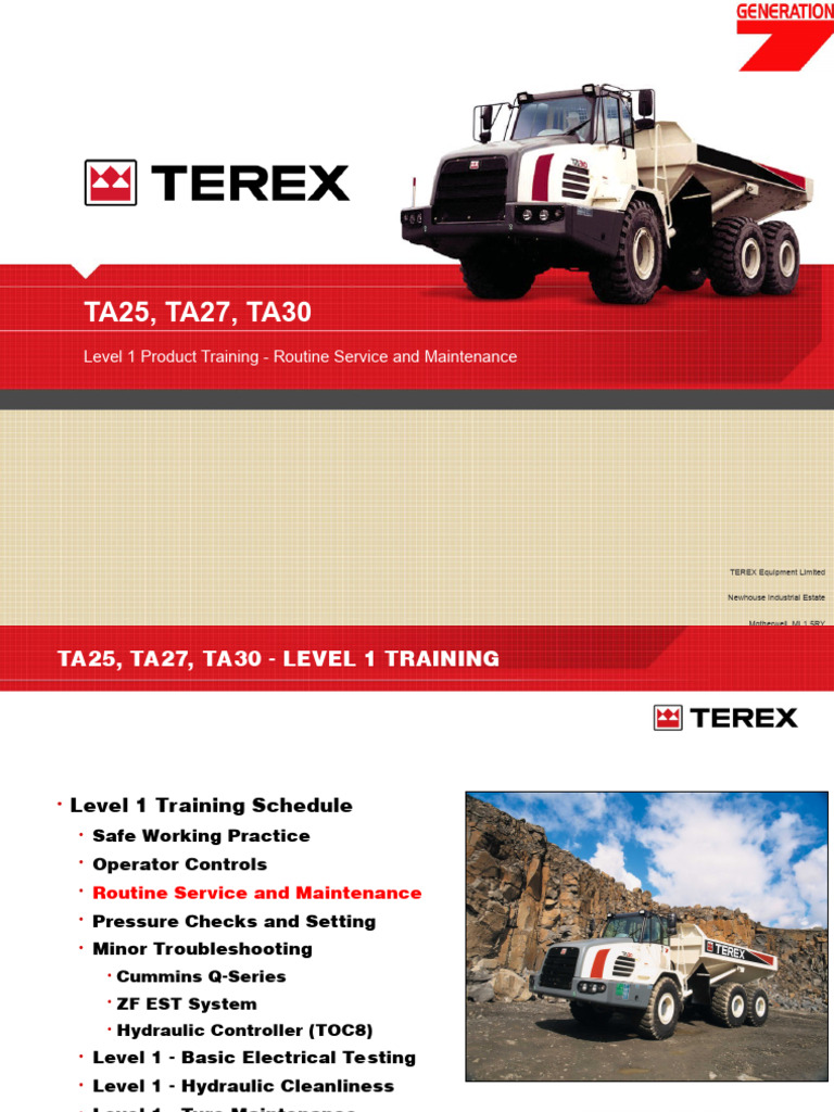 Gen7 Level 1 - Routine S&M | PDF | Lubricant | Ignition System