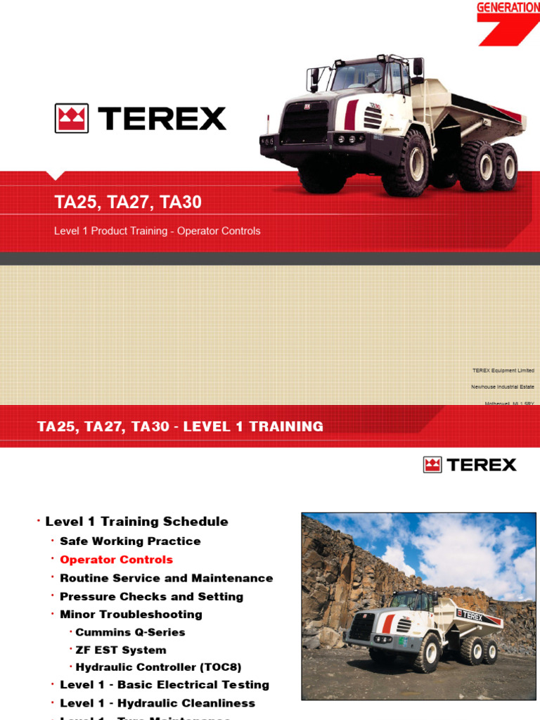 Operator Controls Training Guide | PDF | Automatic Transmission ...