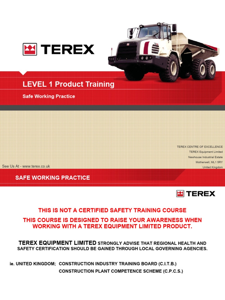 Level 1-Safe Working Practice 190406 | PDF | Manufactured Goods