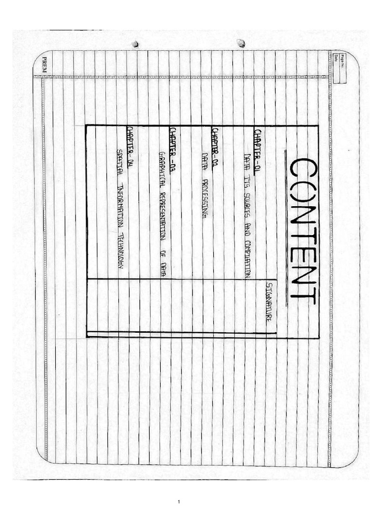 Geography Practical File Class 12th | PDF