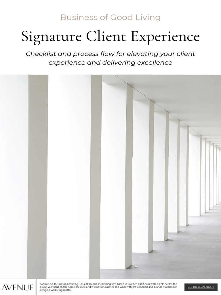 Signature Client Experience | PDF | Brand | Marketing