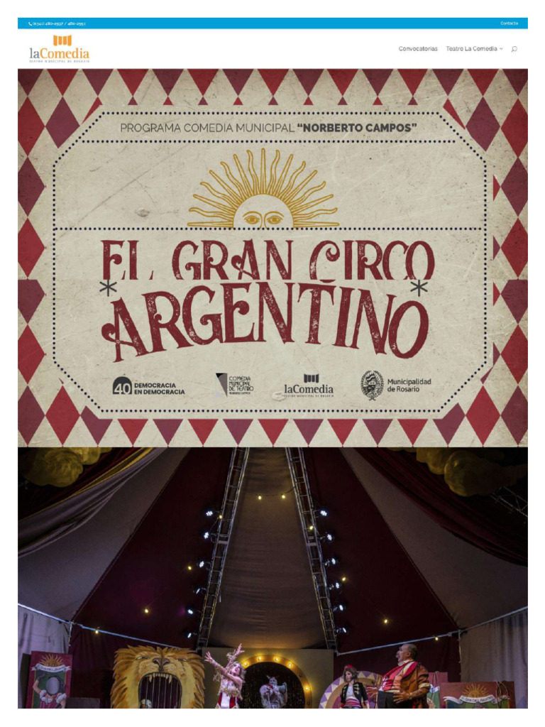 EL Gran Circo Argentino Programa de Mano | PDF