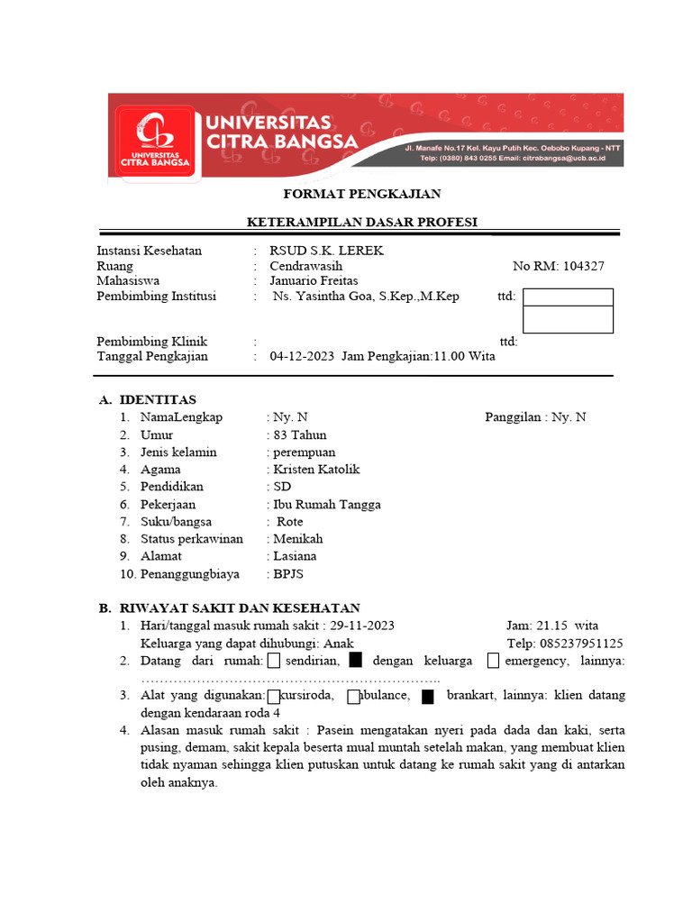 LK Gangguan Mobilitas Fisik (KDP) BARU | PDF | Pengembangan Diri