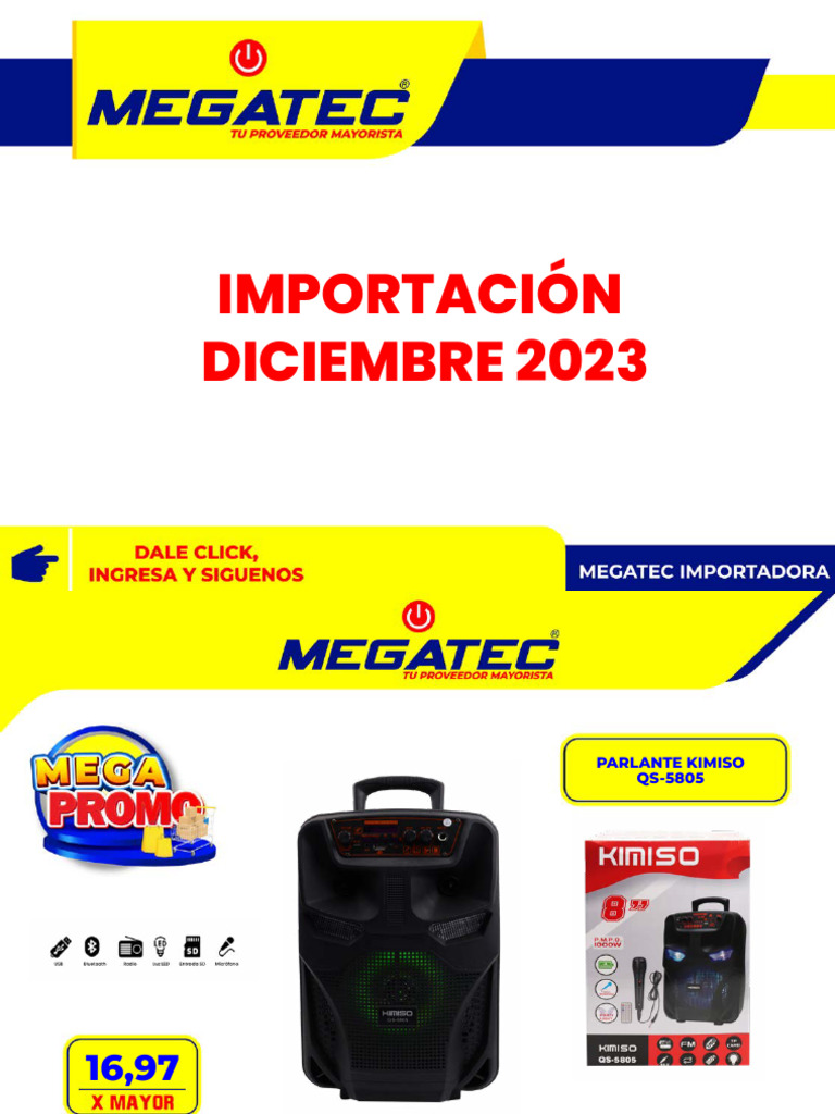 Catalogo Diciembre MEGATEC | PDF