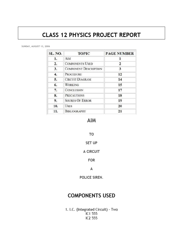 Physics Project.. Class 12 | PDF | P–N Junction | Capacitance