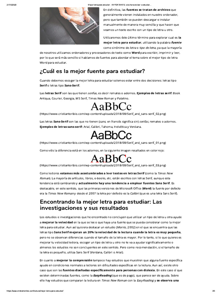 Mejor Letra para Estudiar - IMPORTANTE - A La Hora de Leer o Estudiar.. | PDF | Computers ...