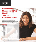 SD24 PM Examiner's Report | PDF | Data Analysis | Seasonality