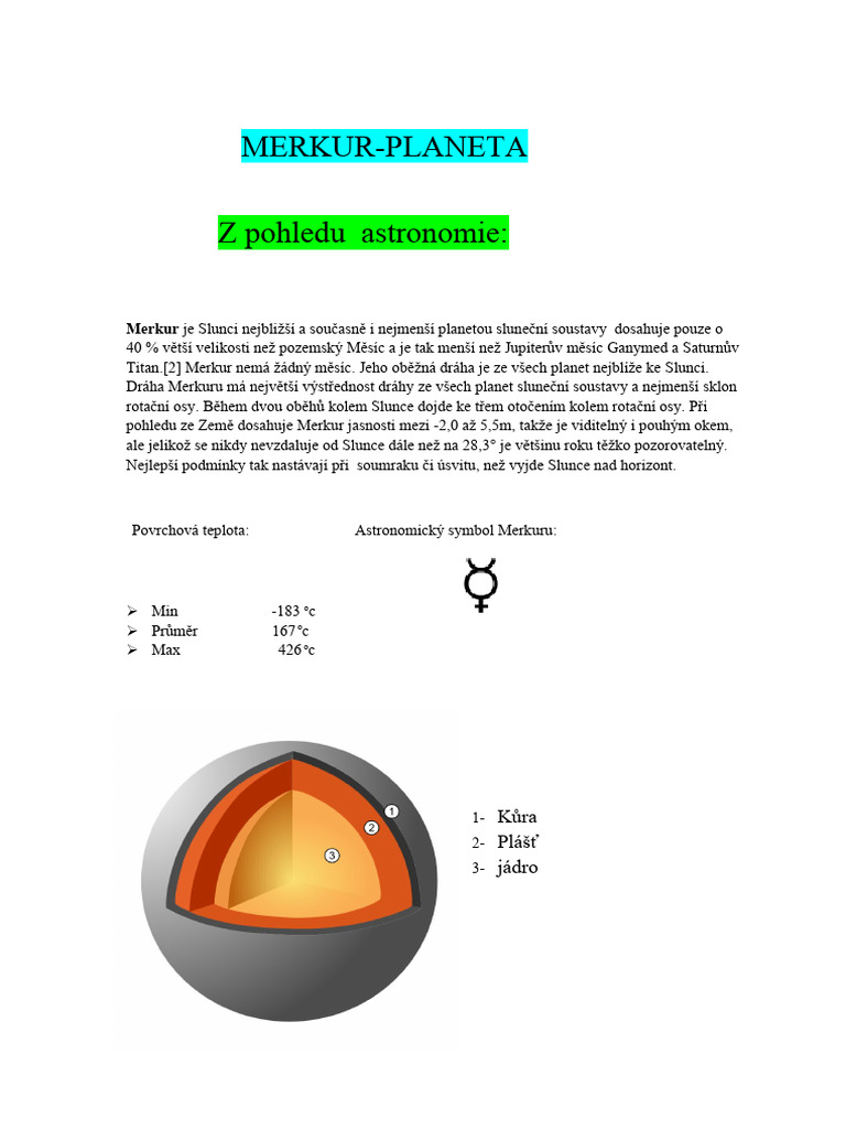 merkur-planeta | PDF