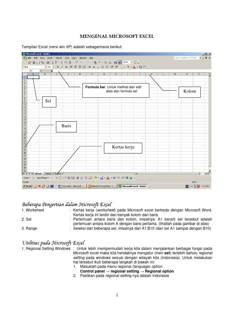 Mengenal Microsoft Excel | PDF
