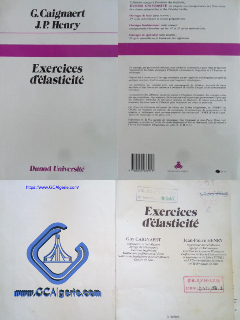 Exercices d’élasticité | PDF