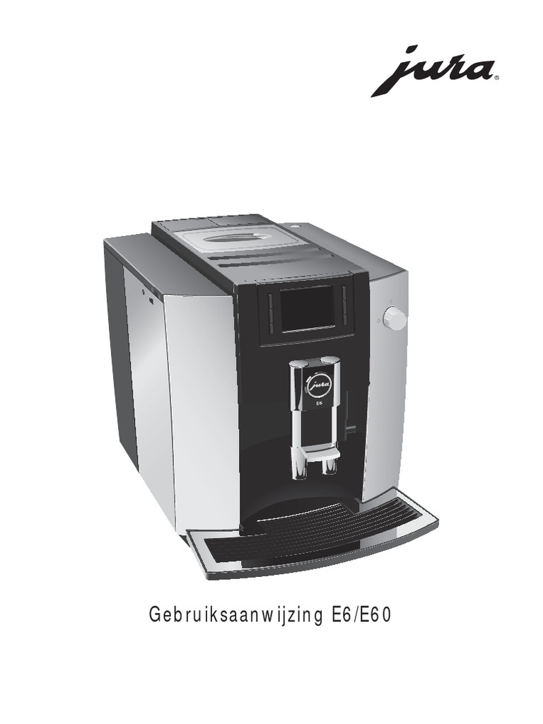 Handleiding Jura E6 | PDF