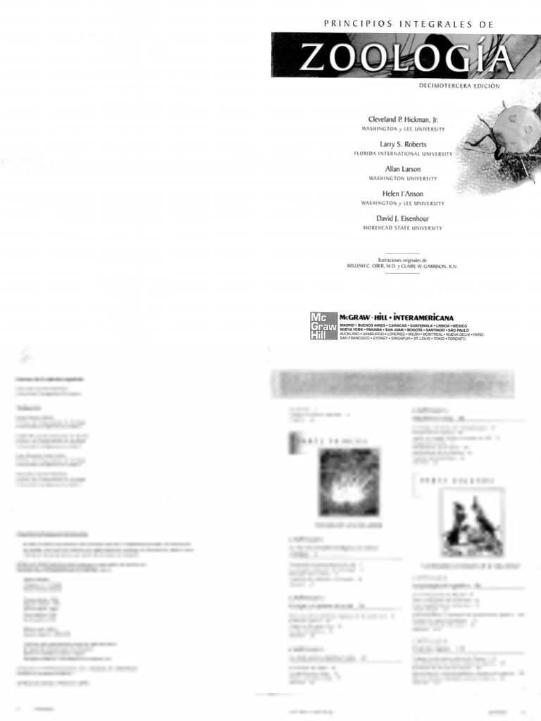 Zoologia Hickman