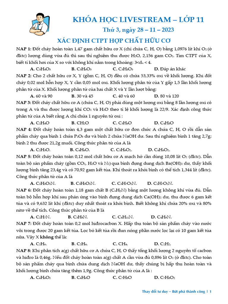 L P LIVESTREAM - 2K7 - B TR Tìm CTPT | PDF